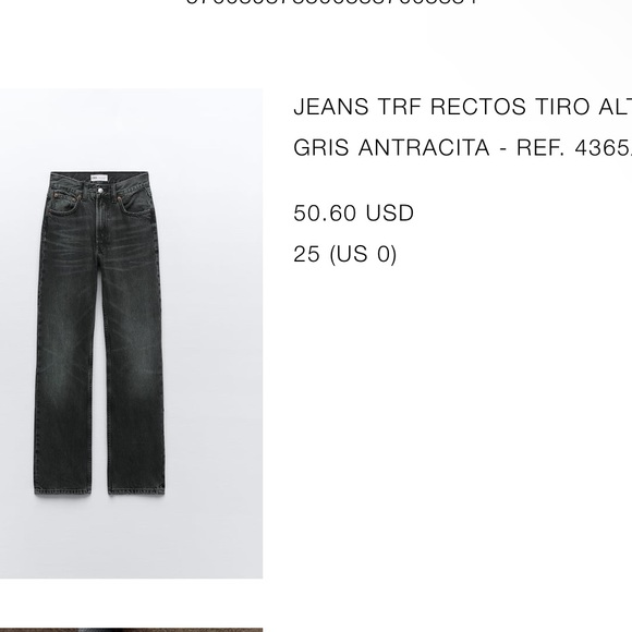 Zara | Jeans | Nwt Zara High Rise Straight Leg Jeans In Washed Black ...